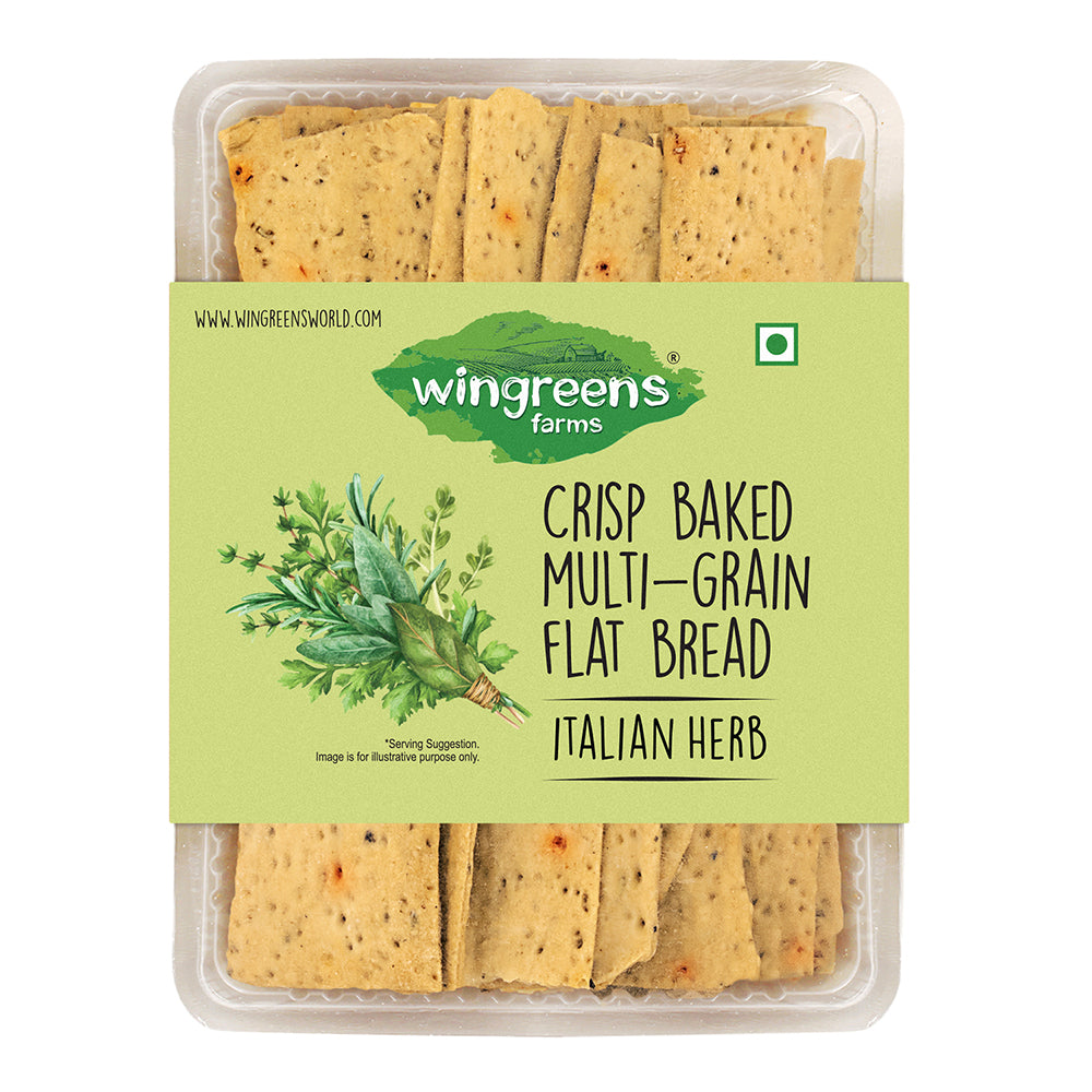 Buy Multigrain Flatbread - Italian Herb at Best Price | Wingreens World