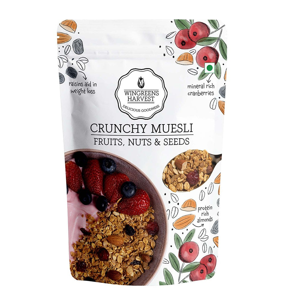Buy Fruit Nut and Seed Muesli Online at Wingreens World