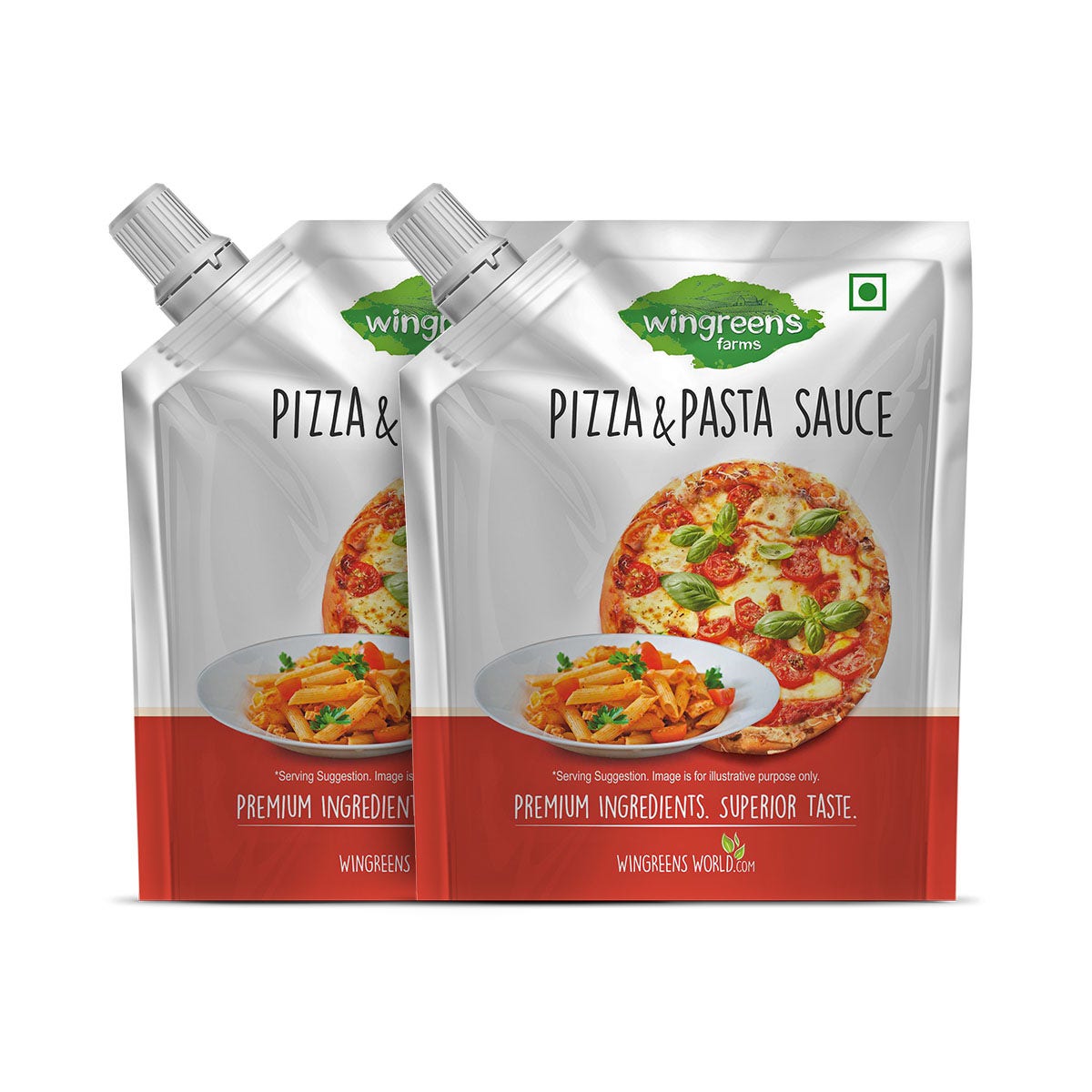 Buy Pizza & Pasta Sauce 180g (Pack of 2) Online at Wingreens World